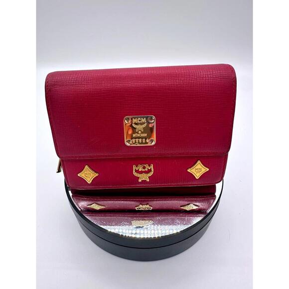 MCM | Bags | Mcm Tri Fold Wallet Mcm Charms Euc | Poshmark